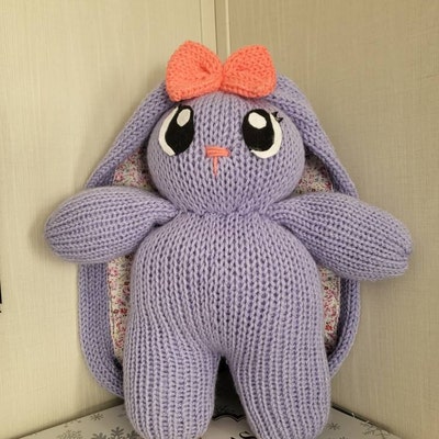 Bunny-floppy Ears Knitting Machine Pattern PDF ONLY - Etsy