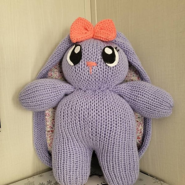 Bunny-floppy Ears Knitting Machine Pattern PDF ONLY - Etsy