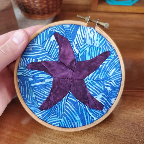 Starfish Quilt Block Pattern: Nautical Foundation Paper Piecing (PDF ...