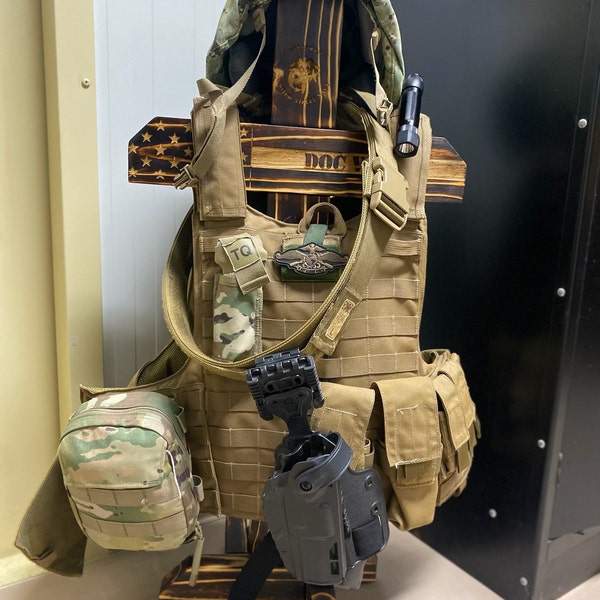 Police/military Gear Rack, Known as a Flak Rack! Veteran Owned ...