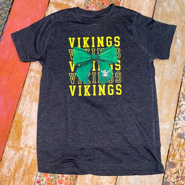 Personalized Team Mascot Bow Shirt: School Spirit T-shirt - Etsy