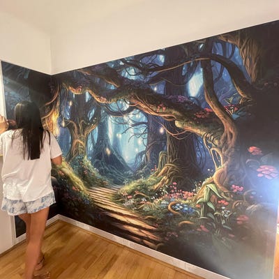 Zelda Map Hyrule Wallpaper & Gaming Mural Wall Art Legend of Zelda ...