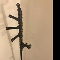 Black Pipe Coat Rack Industrial Style Free Standing Metal - Etsy Canada