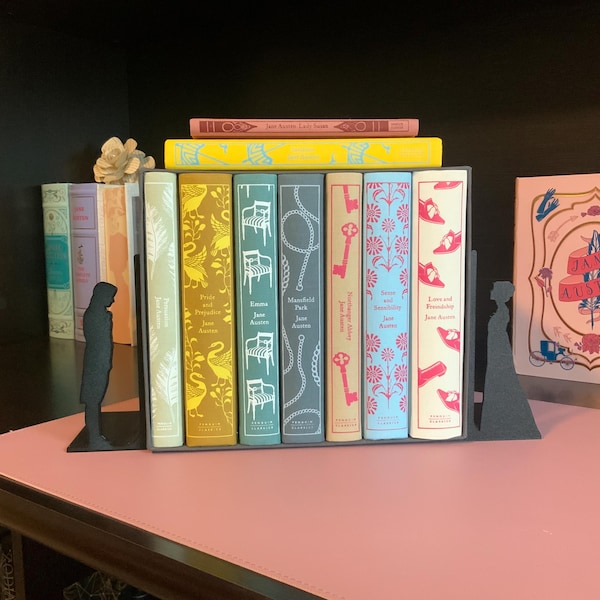 Jane Austen Pride and Prejudice Bookends 3D Printed PLA - Etsy