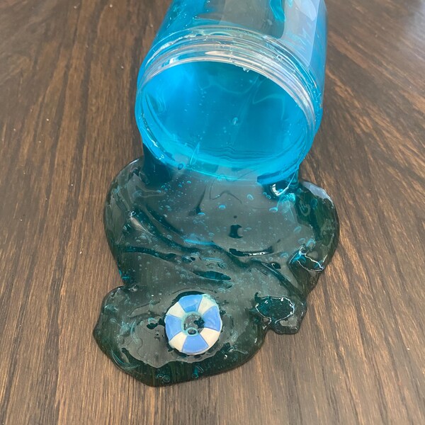Ocean Breeze - Blue Ocean Themed Clear Slime for All Ages - - Etsy
