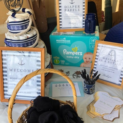 Baby Book Raffle Minimal Baby Shower Book Raffle Insert Simple ...