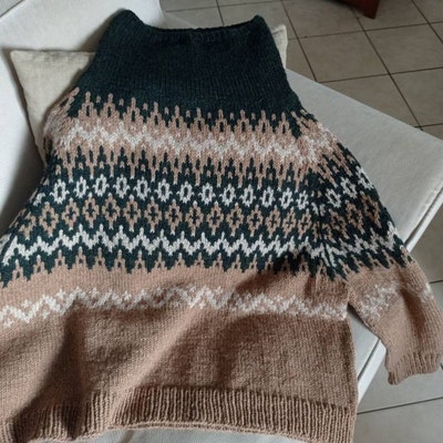 INTO THE WILD Sweater Pattern Womens Sweater Knitting - Etsy