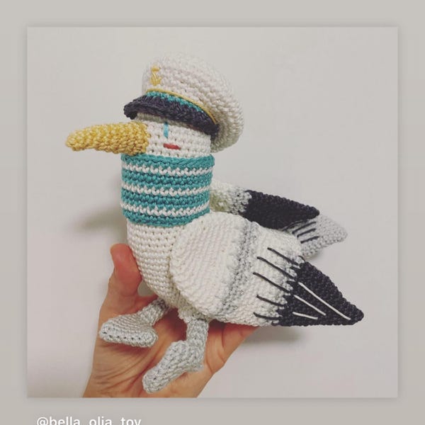 Crochet Pattern Harry the Albatross | Amigurumi Crochet | PDF Pattern ...
