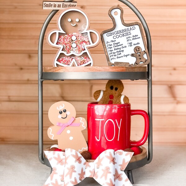 Gingerbread Man, Gingerbread Family, Christmas Decor, Gingerbread Decor ...