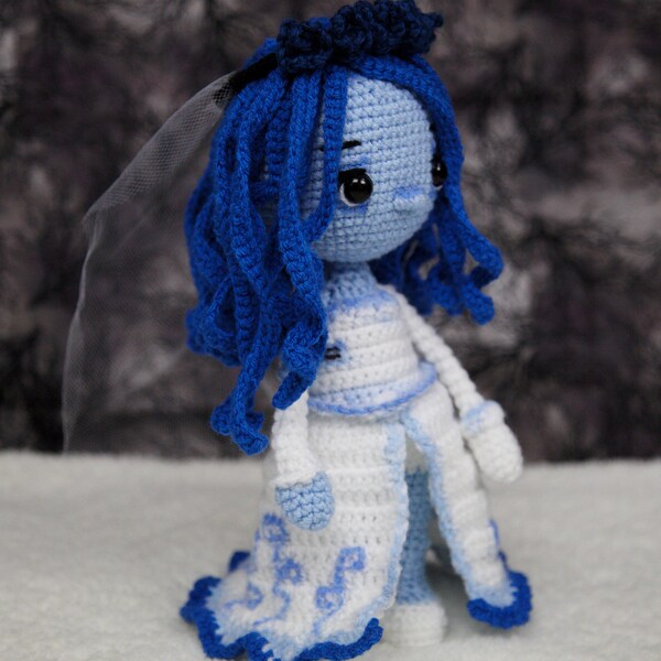 Crochet Pattern / Emily Amigurumi / Corpse Bride / Pdf - Etsy