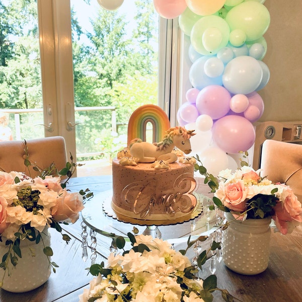 Pastel Rainbow Balloon Garland Kit | Rainbow Balloon Arch | Pastel ...