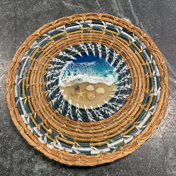 100% Handcrafted Wooden Basket Bases W/ Mandala Designs and Holes for ...