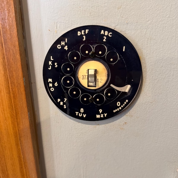 Vintage Retro Rotary Bell System Telephone Dial Precision Laser Cut ...