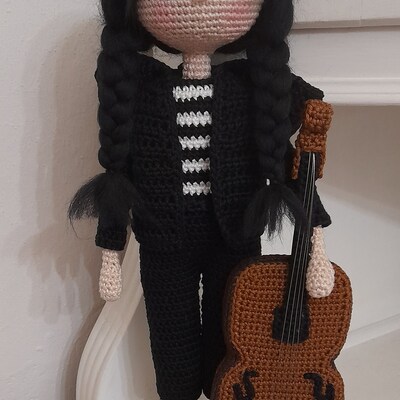 Wednesday Addams Cello Costume Only Pattern Pdf TUTORİAL ENGLİSH - Etsy