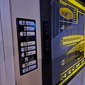 Trek TNG Prop Tricorder Mark VII Labels Grafik Sticker Set Für ...