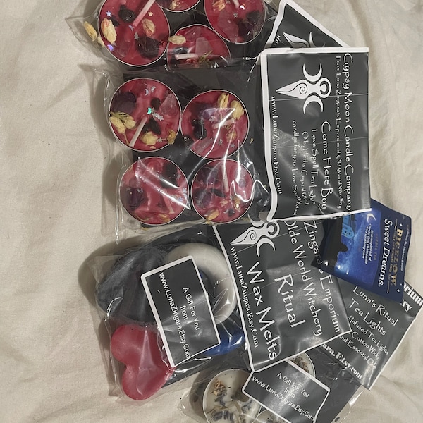 Love Spell Tea Lights... Herbal Infused Tea Lights, Love Spell Candles ...