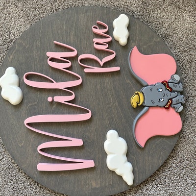 Mickey Mouse Sign Mickey Name Sign Custom Mickey Sign Disney Nursery ...