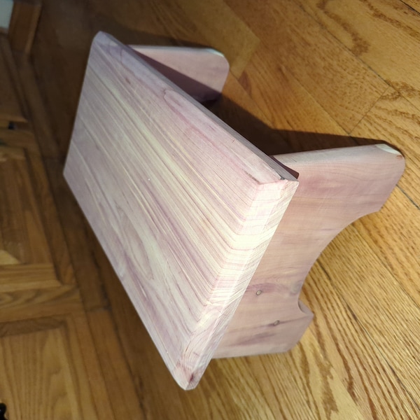 Hand Crafted ALL Cedar Wood Step Stool Amish Made in USA - Etsy