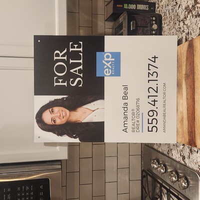 Real Estate Yard Sign for Sale Sign With FREE Shipping Physical 18x24 ...