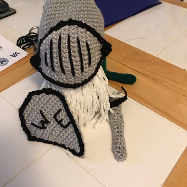 Knight Gnome Crochet Pattern PDF Knight Amigurumi Knight Pattern ...