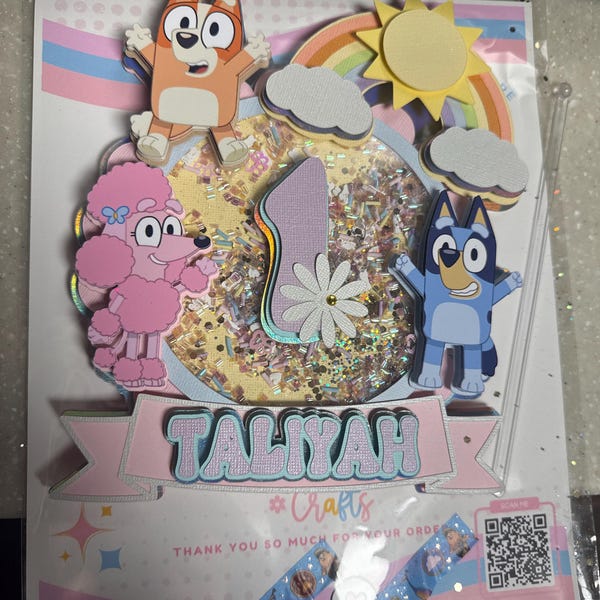Bluey Party Favor Boxes Gable Boxes Bluey Birthday Bluey and Bingo ...