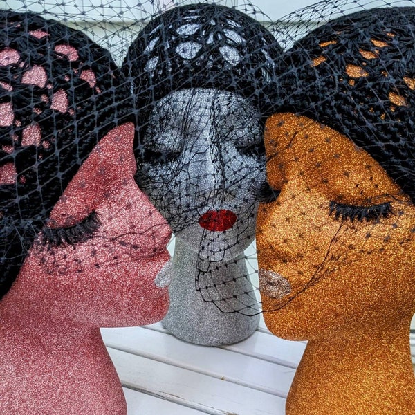 Female Styrofoam Mannequin Head| Display Stand| Wig Stand| Hat Stand ...