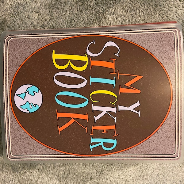 Large Sticker Storage Album - Adventure Book - Etsy