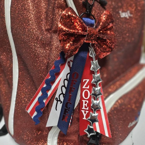 Backpack Ribbon Zipper Tags, Large. Showcase Your Personal Style, Team ...