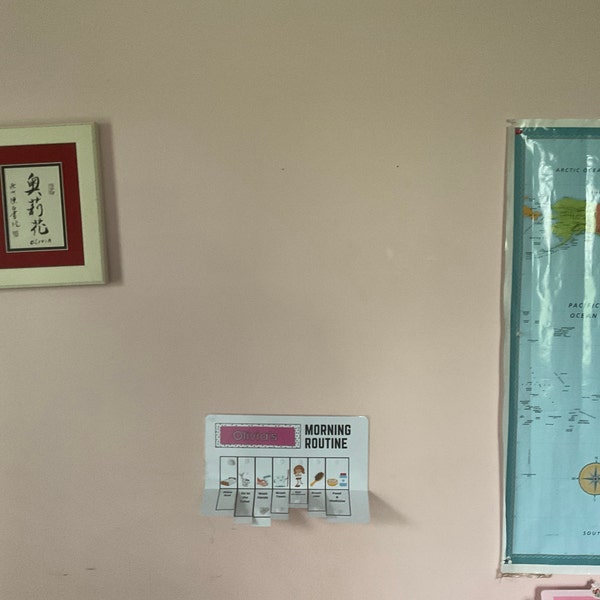 Personalised Visual Routine Chart Morning /evening SEN/ASD Learning ...