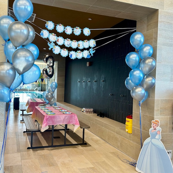 Bibbidi Bobbidi Boo Cinderella | Happy Birthday Banner | Cinderella ...