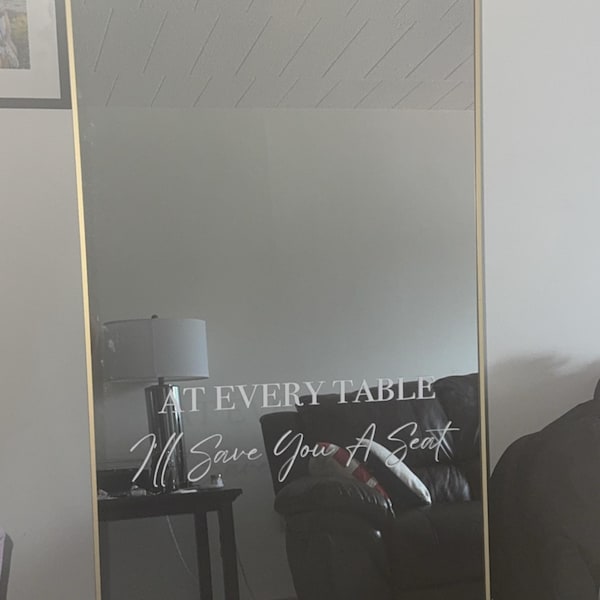 Newly Married Name & Date Header - Custom Wedding Selfie Mirror / Board ...