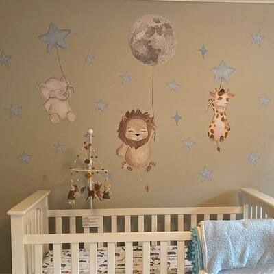 Happy SUN Fabric Wall Decal Toodles Decal Studio - Etsy