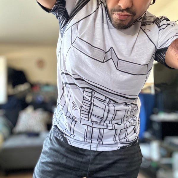 Galactic Villain Shirt - Dark Sith Invader, Cosplay Tee, Running Shirt ...