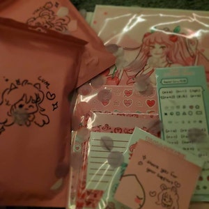 Cherry Kitty Stickers Cute Pink Cat Deco Sticker Sheet Sakura - Etsy