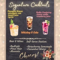 Watercolor Cocktail Graphics Cocktail Clipart Signature Cocktails 150 ...