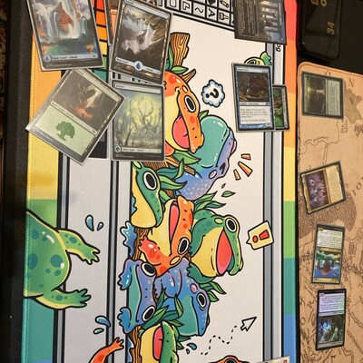 Frogs.jpg Playmat // Deskmat and Mousepad // Accessories for MTG - Etsy