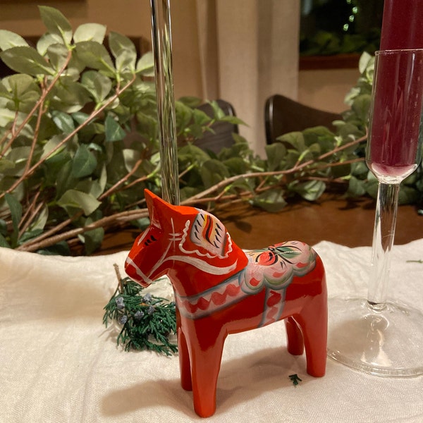 Mini Dala Horse Sweden, Horse Figurine, Dalapferd, Horse Figurine ...