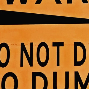 Metal Warning Sign, Do Not Dumb Here, No Dumb Area, Funny Sarcastic ...