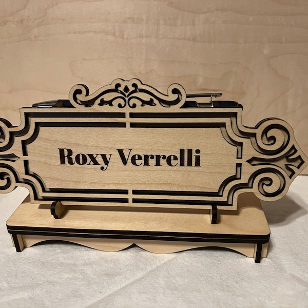 Laser Cut Desk Nameplates Svg Files, Vector Files for Wood Laser ...