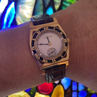 Vintage Vmac Mens Watch Rare Runs Well Edward A Waldman Movement ...