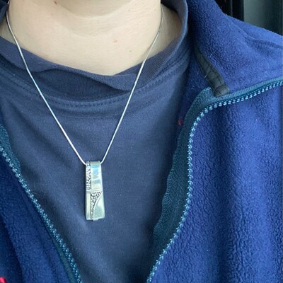 Vintage Spoon Necklace, Spoon Pendant, Fortune 1939, Silverware Jewelry ...