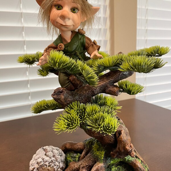 Tiny Elf, Forest Elf, Wandering Elf: ARION Handmade Porcelain Doll ...