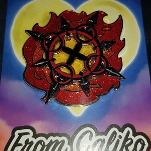 Kingdom Hearts Pin Spinning Axel Chakram Enamel Pin Spinner - Etsy