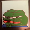 Painting on Canvas - Pepe Ez Clap - Etsy