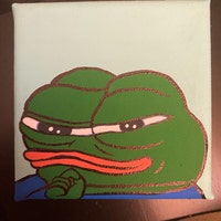 Malerei auf Leinwand Pepe Ez Clap - Etsy.de