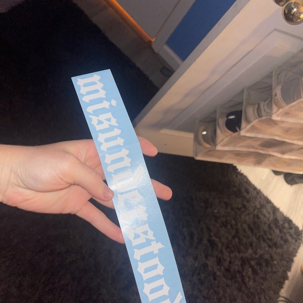 Misunderstood Decal Sticker Windshield Banner Vinyl Car Graphic - Etsy