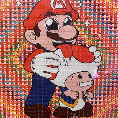 Midnight Psychedelic LSD Blotter Art Psychedelic Acid Free Paper - Etsy