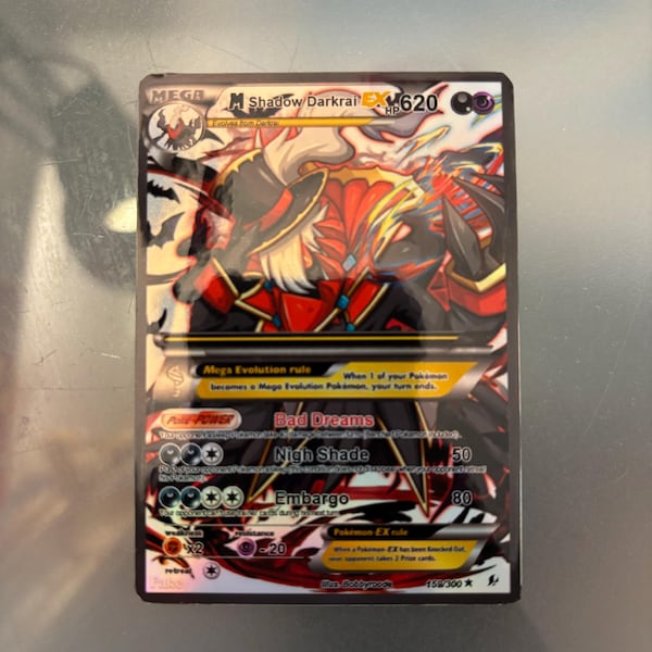 The Undefeatable Red Gx Pokemon Card - Etsy