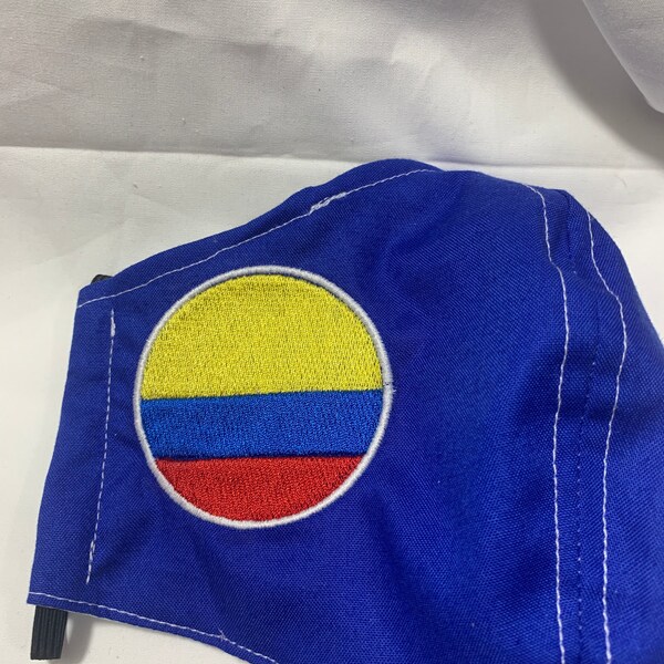 Colombia Flag Machine Embroidery Design - Etsy