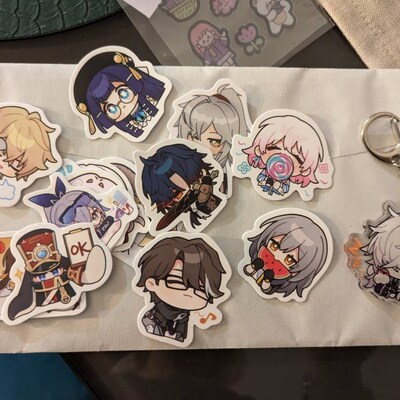 Enchanting Acrylic Keychains, Tian Guan Ci Fu, Heaven Official's ...